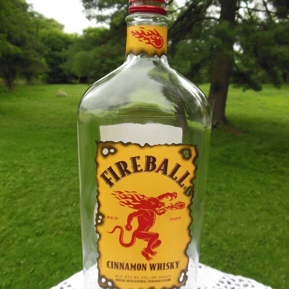 Sazerac Company | Dining | Empty Fireball Red Hot Cinnamon Whisky ...